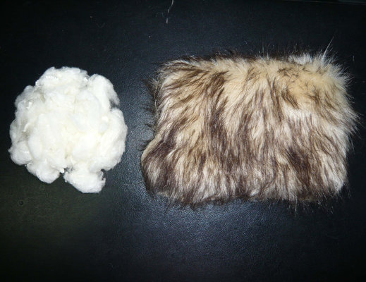 Bosilun Special Fiber Used In Fake Fur / Faux Fur 3 Denier 28MM
