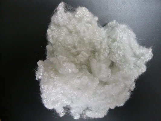 7D * 64mm HCS Hollow Siliconized Polyester Staple Fiber,White