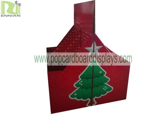 China Christmas Cardboard Pallet Display Customized for Gifts Storage supplier
