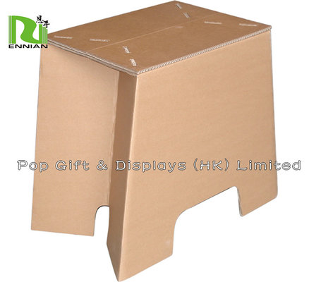 China Recycled Kids Cardboard Chair / Caidboard Stool at home or Kindergarten supplier