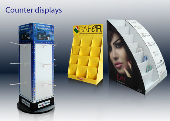 China OEM POP Cardboard Displays cardboard counter displays table top displays Environmental Friendly supplier