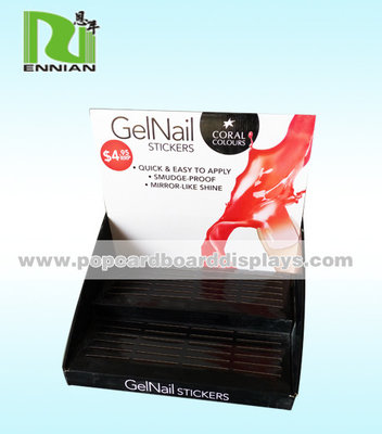 Environmentally Protection Cardboard Counter Displays Nail Polish For Promotion supplier