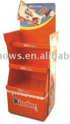 Cookies Pop Cardboard Displays / Recycled Outdoor Display Stands Fashionable supplier