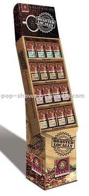 Coffee assemble POP Cardboard Displays environmental and portable supplier