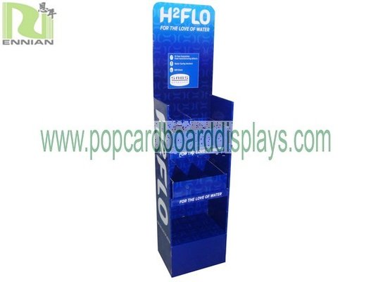Paper Cardboard Floor Displays , Environmental Display Rack ENFD026 supplier