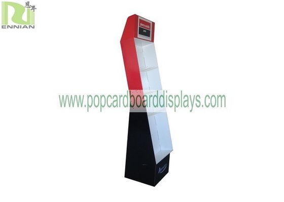LCD Cardboard Cosmetic Display Stand Colorful supplier