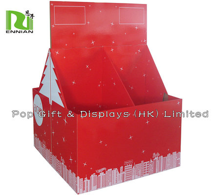 Paper Display Rack 2 Sides Pallet Cardboard Display Stand For Promotion supplier