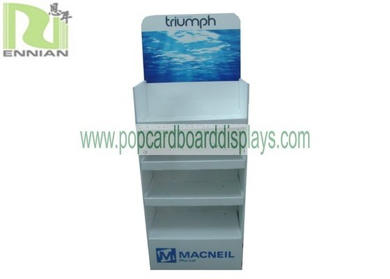 Kitchen Ware Cardboard Floor Displays Custom Pallet , SGS / FSC supplier