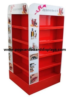 Red Pop Cardboard display with glossy lamination for Christmas Promotional supplier