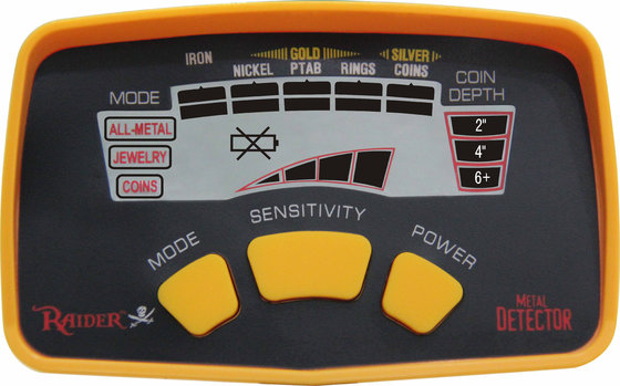 High Sensitivity Portable Professional Metal Detector 6.5khz With Large Lcd Display