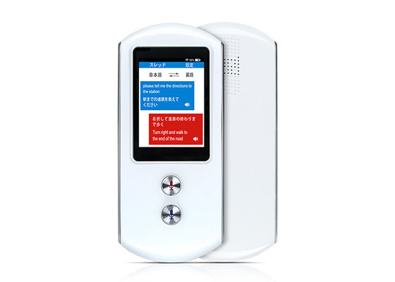 Electronic Portable Language Translator White Color Based On Android System