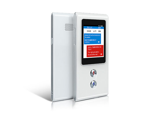 Real Time Portable Voice Translator With Intelligent Noise Reduction Speaker System