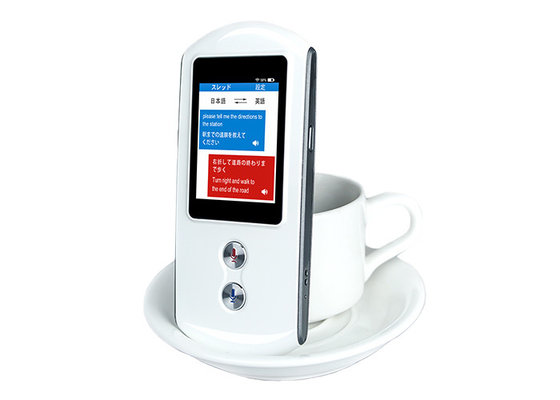 Two Way Portable Voice Translator 129*59.2*12.6mm With 2.4 Inch TFT Display