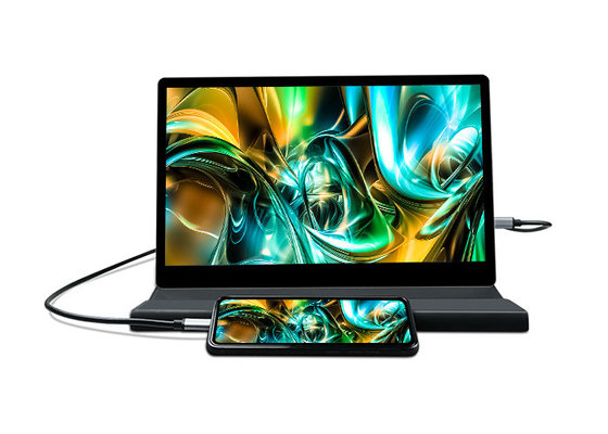 178° View Angle 15.6" Portable Monitor , Type C Portable USB Monitor 1080P