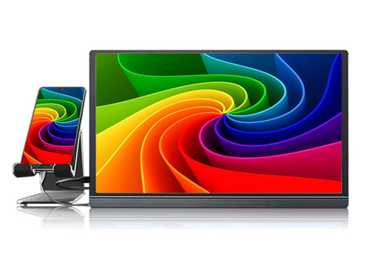 Full Function IPS 15.6" Portable Monitor Multiple Language Supporting Smart Phone