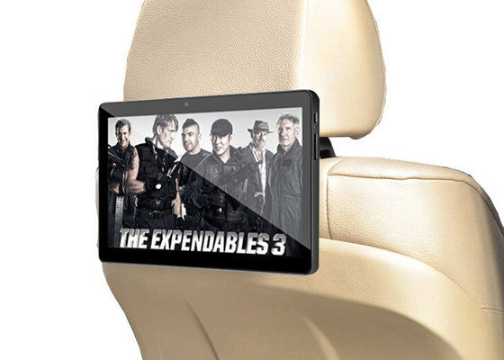 Android Taxi Touch Screen Advertising 10" LCD Display / Content Ma Management