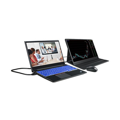 USB Type C 13.3 Inch Portable Monitor Plastic Case For Laptop PS4 Game Console