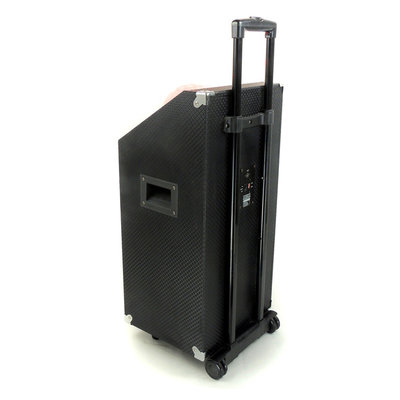 Lightweight Stage Portable Speaker System On Wheels / Bluetooth Trolley Speaker
