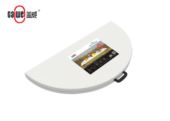 Outside Plastic Folding Tables Round Shape 1500mm Diameter Customized Color