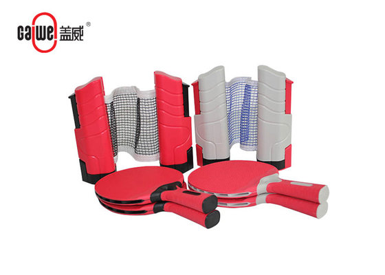 Unbreakable ABS Portable Table Tennis Set Easy Set Up For Mobile Playing