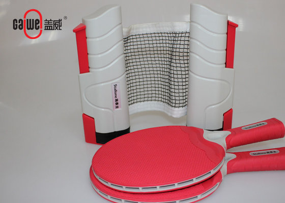 Water Resistant Portable Table Tennis Set Folding White Edge Lightweight