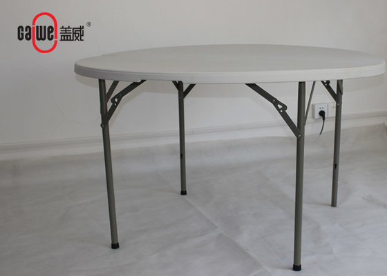 Adjustable HDPE Plastic Folding Tables Rectangle Shape Kitchenware Portable