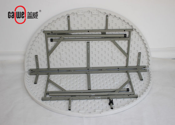 Adjustable HDPE Plastic Folding Tables Rectangle Shape Kitchenware Portable