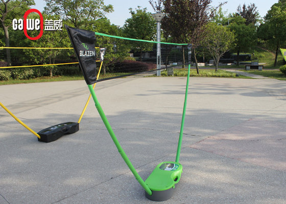 Foldable Badminton Set With Metal Poles 3m / 5.1m Width 3KG Weight Multi Color
