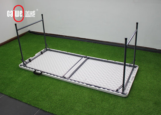 Rectangle Folding Utility Table , Customized Size Foldable Plastic Table