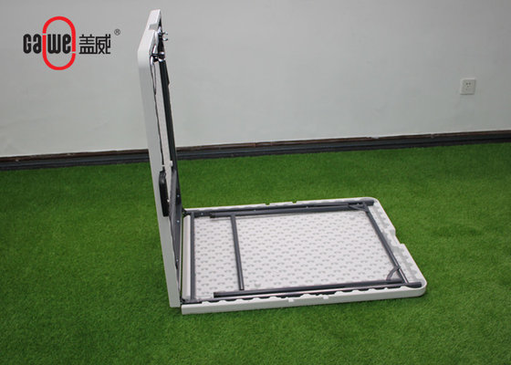Rectangle Folding Utility Table , Customized Size Foldable Plastic Table