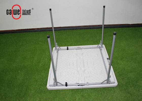 4.5cm Thickness Top White Folding Table , Outdoor Fold Up Table Easy To Carrier