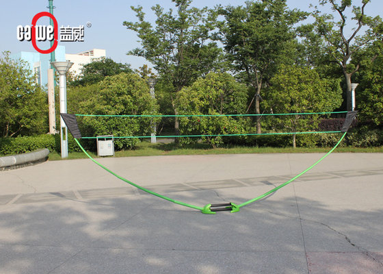 Outdoor Badminton Easy Set With Freestanding Base Lightweight  Customized Color