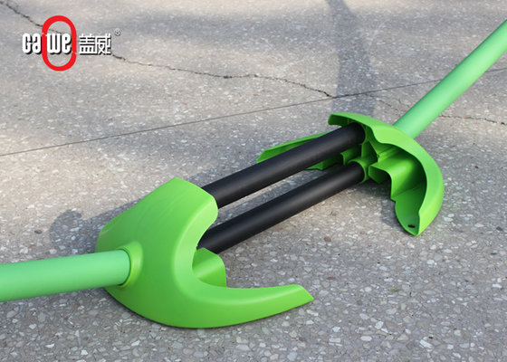 Green Garden Fold Up Badminton Set , Free Standing Adult Badminton Set