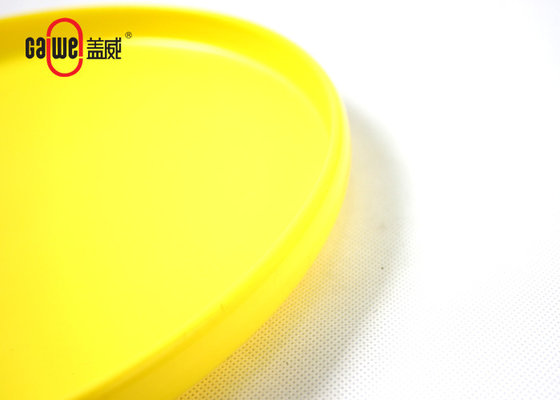 Yellow Frisbee Flying Disc For Children Training Pets Weather / Dust Proof