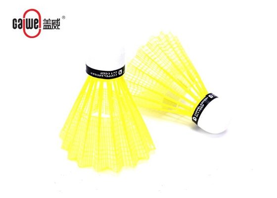 Gift Plastic Badminton Shuttlecock For Outdoor Play Water Resistant Easy To Clean