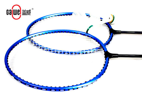 Blue Portable Light Weight Badminton Racket For Junior Mental Development
