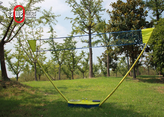 Durable Foldable Portable Badminton Set Easy Set Up Mobile Play Plastic Lightweight