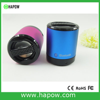 Aluminum Housing Portable Bluetooth Speakers , Rechargeable Bluetooth Speaker HS-BT5