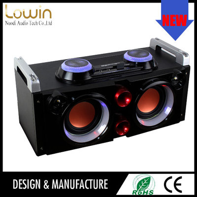 Fashion dancing music portable bluetooth speaker with fm radio &amp; led light bluetooth speaker