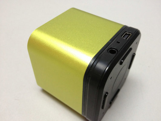 Wireless Hand-free Stereo 3.7V Red, Black,Gold,Green,Blue Rechargeable Bluetooth Speakers For Iphone