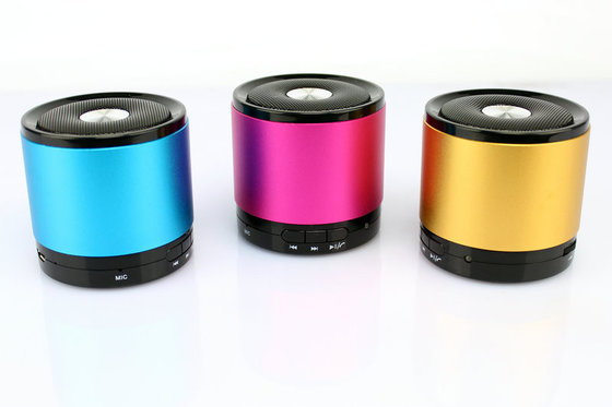 Circular Column Stereo Digital Speaker Hands Free Bluetooth Speaker / with any 3.5mm audio device