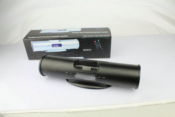 Electronic Clock Wireless Portable Bluetooth Speakers / Bluetooth Mini Speaker With TF, SD Card For Cell Phone