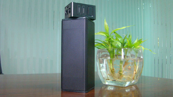 5W Output Power Black NFC Speaker / Wireless Bluetooth Speakers With TF Card For Nokia, Samsung