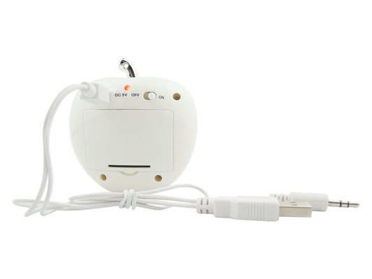 1*2W Apple Speaker / Portable Speakers For Cell Phones / Car Speaker For 3.5mm Audio Device