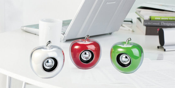 1*2W Apple Speaker / Portable Speakers For Cell Phones / Car Speaker For 3.5mm Audio Device
