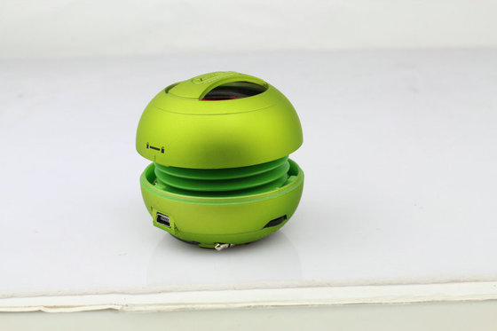 Hamburger Portable Speakers For Cell Phones / DC 5V Rechargeable Speakers For 3.5mm Socket