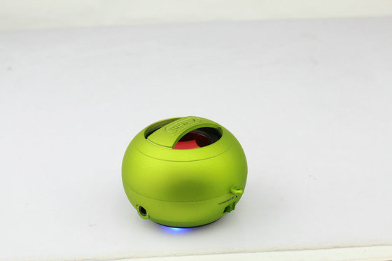 Hamburger Portable Speakers For Cell Phones / DC 5V Rechargeable Speakers For 3.5mm Socket