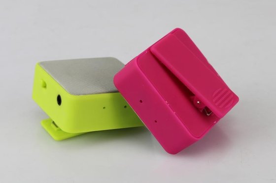 Mini SD Card Hands Free Bluetooth Speakers With Clip And FM Radio