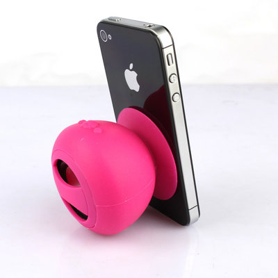 Suction Portable Iphone Bluetooth Speaker With Color Led Light