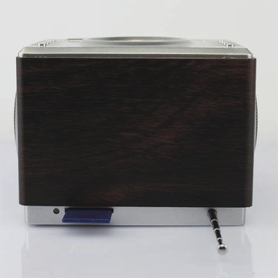Portable Remote Control Wooden Speakers With Disk SD Card FM Radio